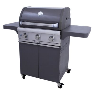 Saber 3-burner Grill with Porcelain Lid | Frontgate