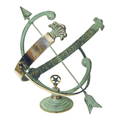 Brass Armillary Sundial | Frontgate