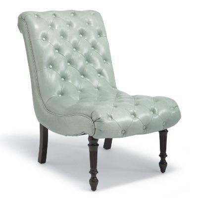 Margeaux Leather Tufted Chair | Frontgate