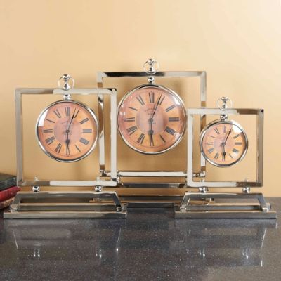 Set of Three Mercer Clock Trio | Frontgate