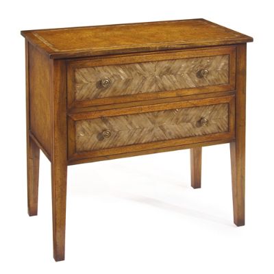 Chevron 2-Drawer Chest | Frontgate