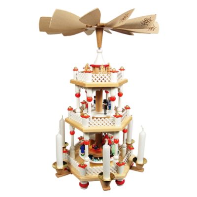 3-tier Santa Pyramid | Frontgate