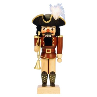 Soldier with Trumpet Nutcracker | Frontgate