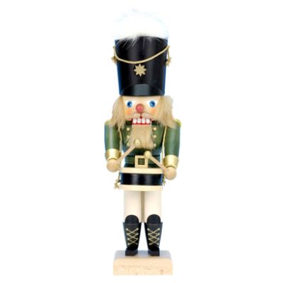 Green Drummer Nutcracker | Frontgate