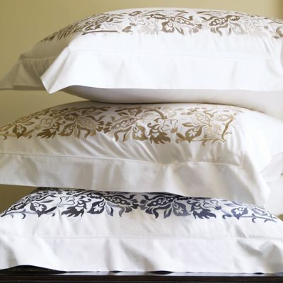 SFERRA Cora Bedding Collection in Steel | Frontgate