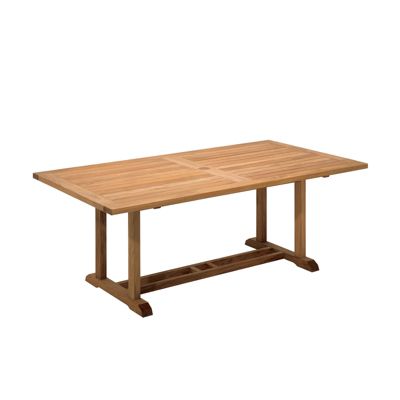 Bristol Rectangular Teak Dining Table by Gloster | Frontgate