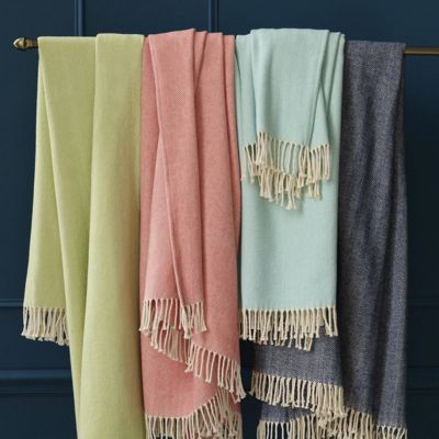 SFERRA Celine Fringe Throw | Frontgate