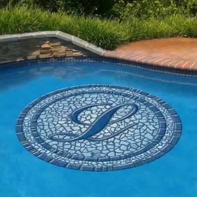Monogrammed Pool Mat | Frontgate
