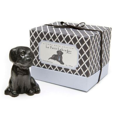 Black Labrador Dog Shaped Soap | Frontgate