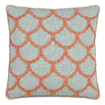 Captiva Scalloped Decorative Pillow | Frontgate