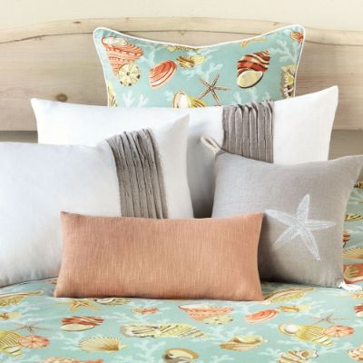 Jolie Hand-Painted Starfish Decorative Pillow | Frontgate