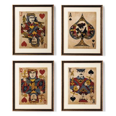 Famous Aviators Playing Card Art | Frontgate