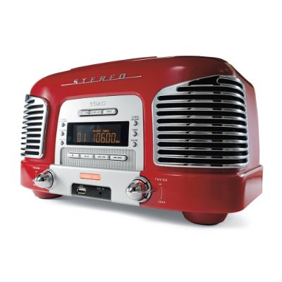 Retro CD/USB Stereo Sound System | Frontgate