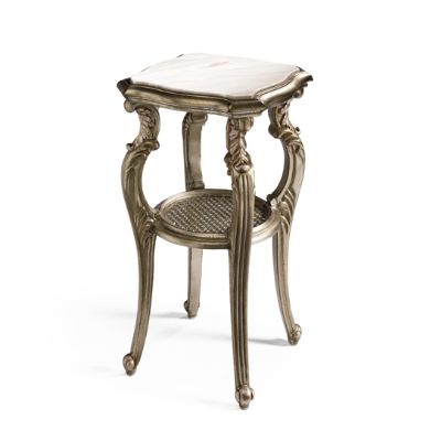 Bianca Square Marble Top Side Table | Frontgate