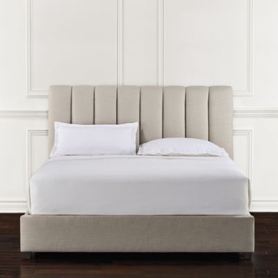 Lyell Channel Quilt Upholstered Bed | Frontgate