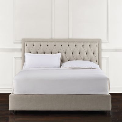 Lyell Tufted King Low Bed | Frontgate