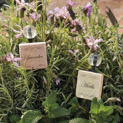 Garden Marker Ceramic Tiles | Frontgate
