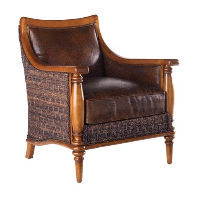 Tommy Bahama Agave Leather Chair | Frontgate