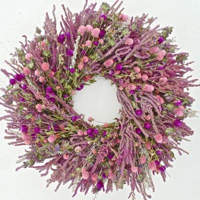 Pink Spring Extravaganza Wreath | Frontgate