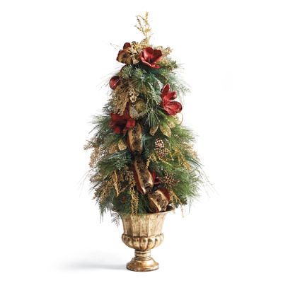 Plaza Pre-decorated Topiary | Frontgate