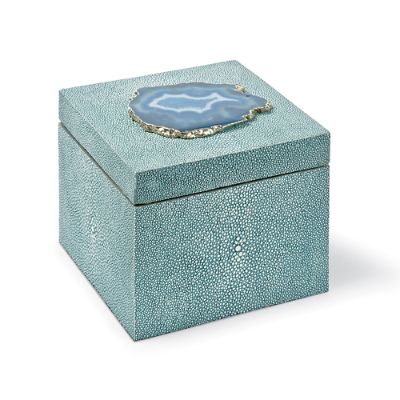 Square Shagreen Box | Frontgate