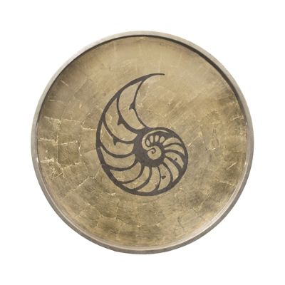 Nautilus Round Serving Tray | Frontgate