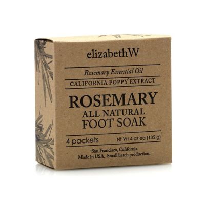 elizabethW Rosemary Foot Soak Packets, Set of Four | Frontgate