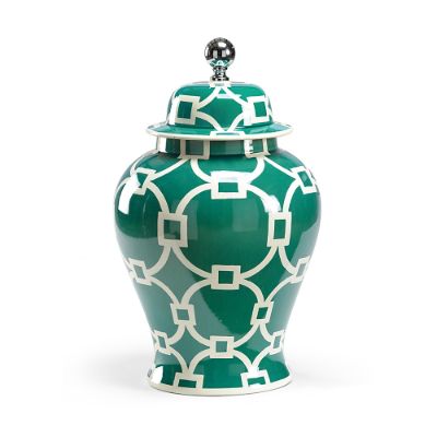 Geometric Covered Jar | Frontgate