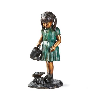 Girl Spring Gardening Statue | Frontgate