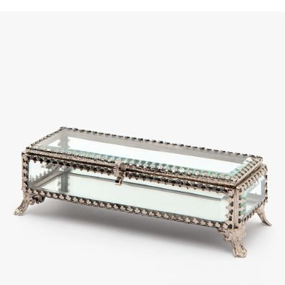 Ravenna Rectangular Glass Box | Frontgate