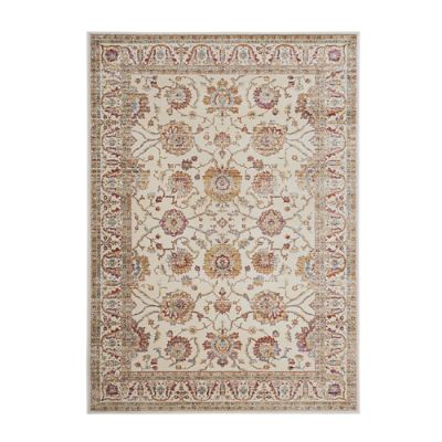 Arianna Natural Viscose Area Rug | Frontgate