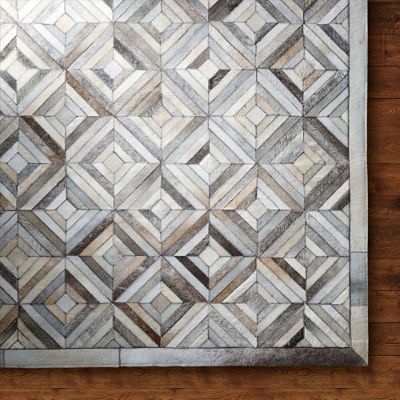 Troyes Hide Area Rug | Frontgate
