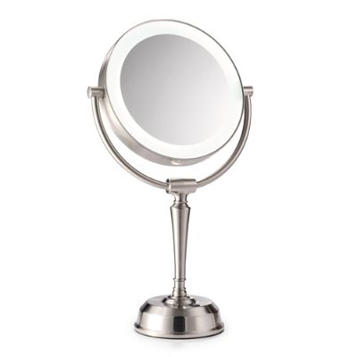 Cordless LED Height Adjustable Rechargeable Vanity Mirror | Frontgate