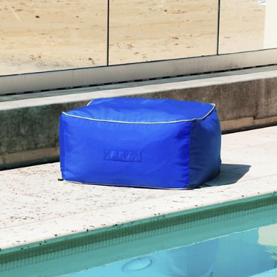 Indoor/Outdoor Square Bean Bag Ottoman | Frontgate