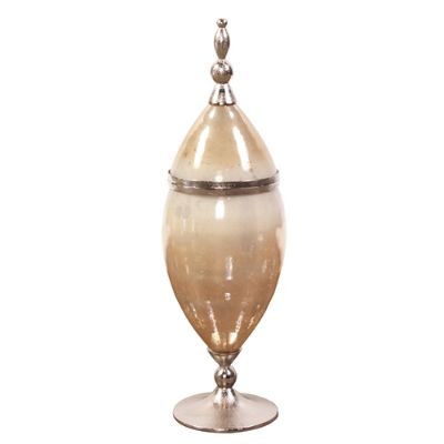 Caramelized Antique Glass Urn | Frontgate