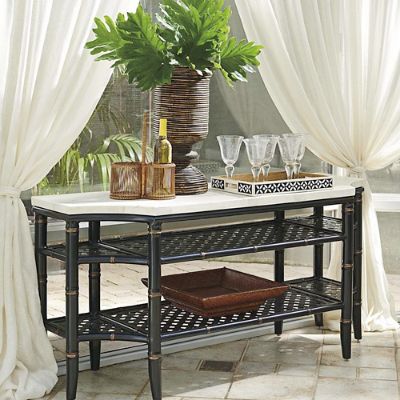 Marimba Crystal Stone Top Sideboard by Tommy Bahama | Frontgate