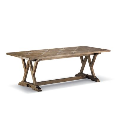 Cordoba Parquetry Dining Table | Frontgate