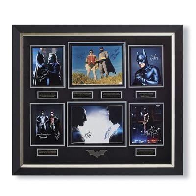 One-of-a-kind Batman 50 Year Anniversary Autographed Memorabilia ...