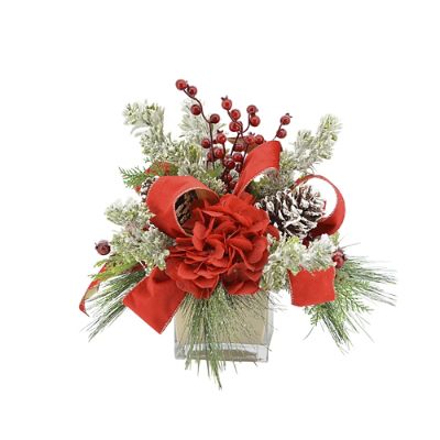 Elsa Snowy Arrangement in Vase | Frontgate