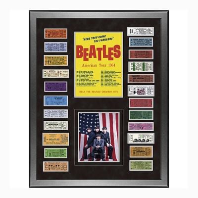 The Beatles American Tour Framed 1964 Ticket Collage | Frontgate