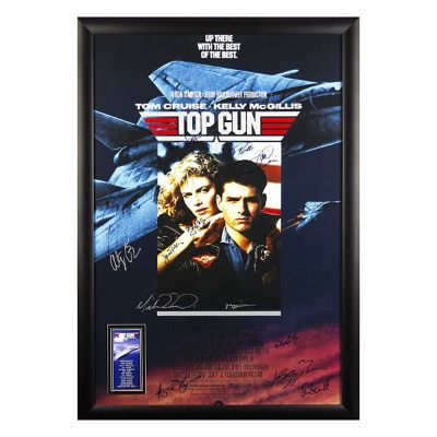 Top Gun Signed Movie Poster, 11 Autographs | Frontgate