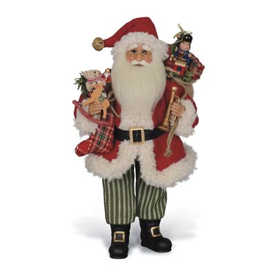 Vintage Evergreen Santa Figure | Frontgate