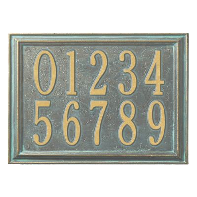 Address Plaque Montague Metal Products - House Number Sign - Address ...