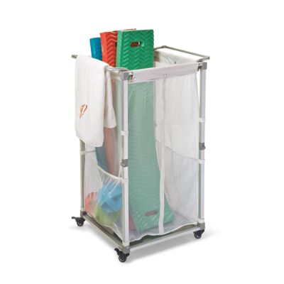 Collapsible Pool Storage Cart | Frontgate