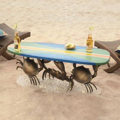 Crab Surfboard Table | Frontgate