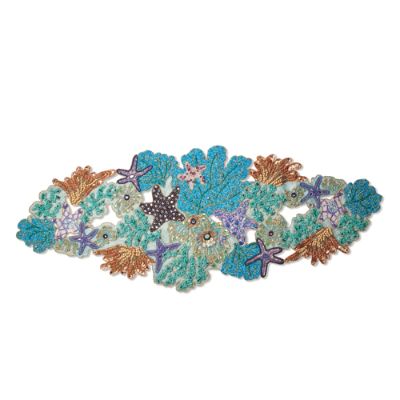 Kim Seybert Sea Odyssey Enchanted Table Runner | Frontgate