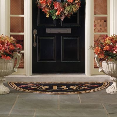 Fall Flourish Half Round Door Mat | Frontgate