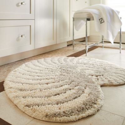 Nautilus Shell Bath Rug | Frontgate