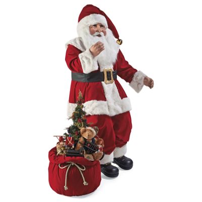 Jolly Gift Giving Santa Figure | Frontgate