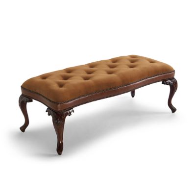 Branson Button Tufted Bench | Frontgate